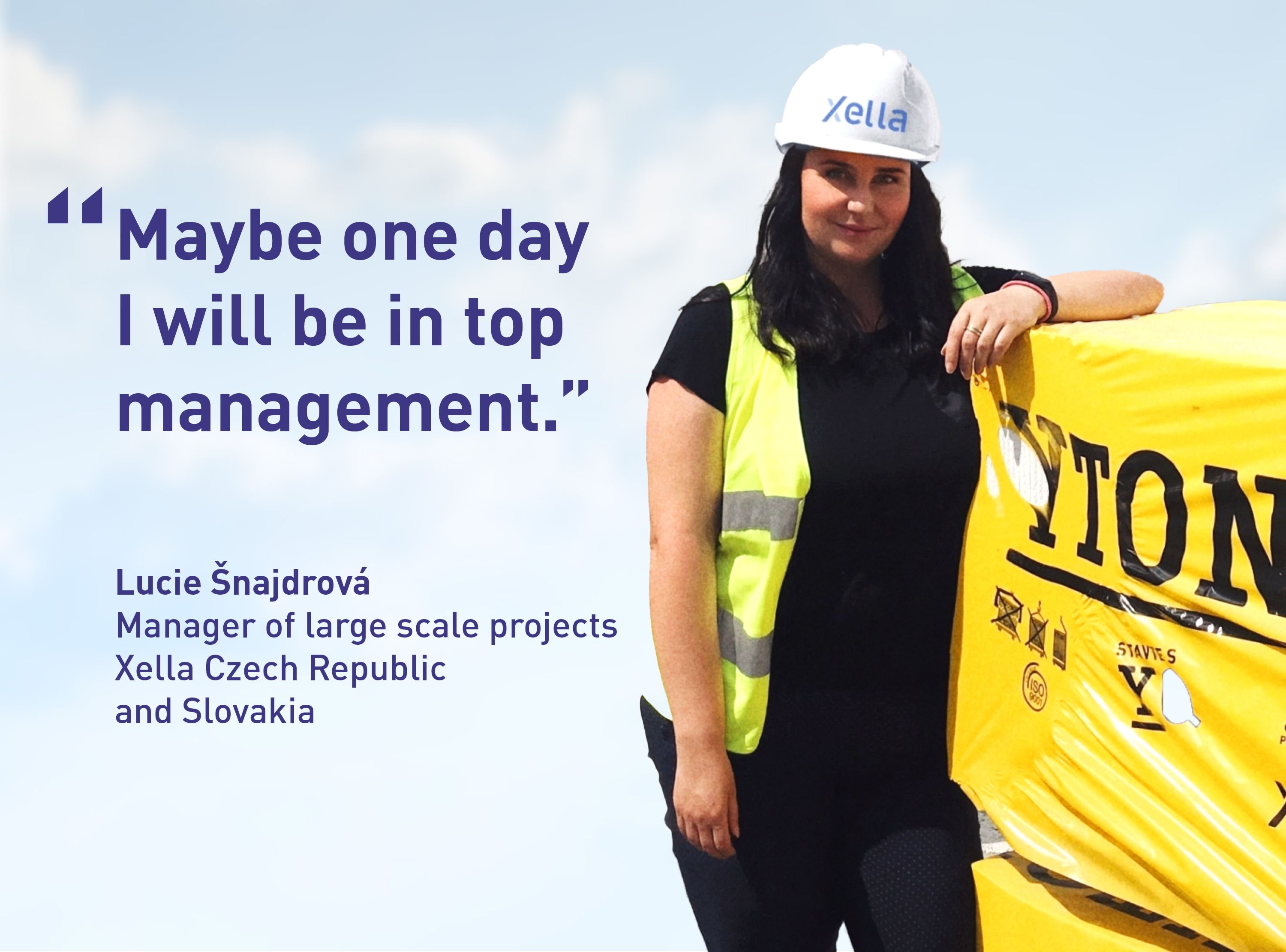 Meet today… Lucie Šnajdrová - Corporate Newsroom of the Xella Group